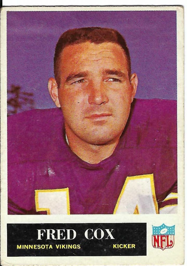 1965 Philadelphia #104 Fred Cox – Rookies and more